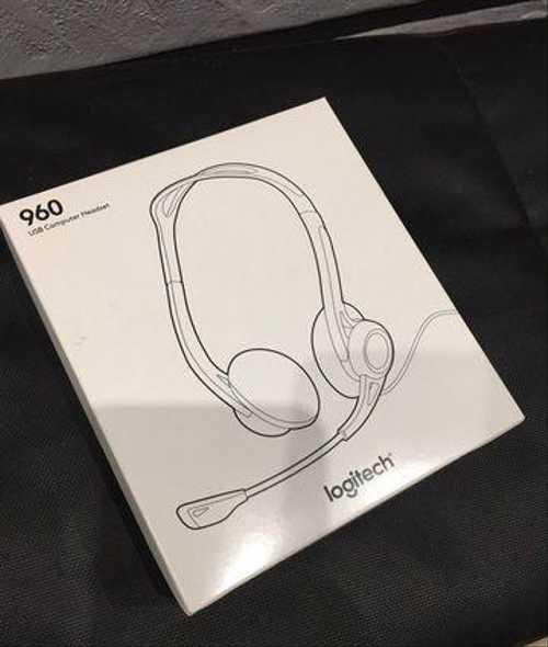 Гарнитура logitech stereo headset pc 960