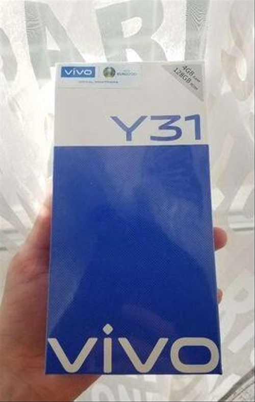 Новый Vivo Y31 Black 4/128 5000mah NFC на гарантии