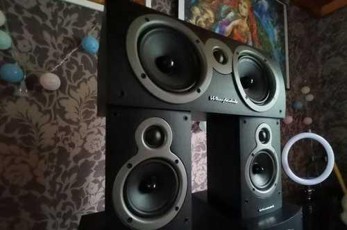 Акустика 5.1 Wharfedale и ресивер Pioneer VSX-827