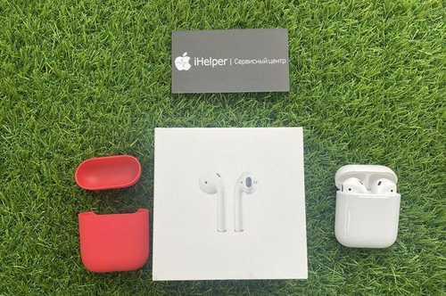 Airpods 1 Евротест+чехол+коробка