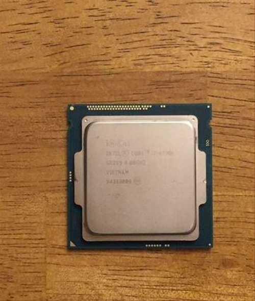 Процессор Intel Core i7-4790K.
