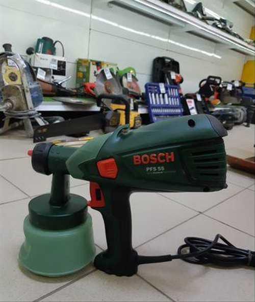 Сетевой краскопульт bosch PFS 55