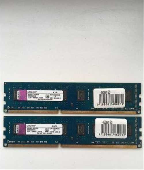Модуль памяти DDR3 2GBx2