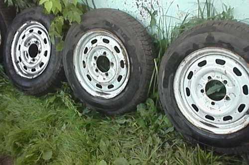 Колёса 185/75 R16C усиленные на Соболь 5шт б/у