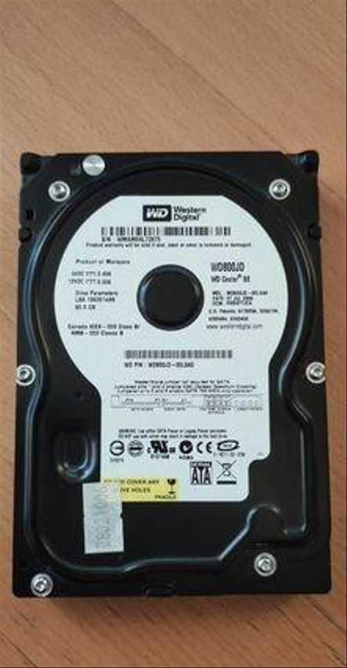 HDD WD 80Gb WD800JD