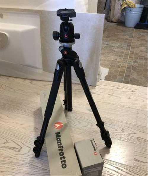 Штатив manfrotto 190xprob, голова 496rc2