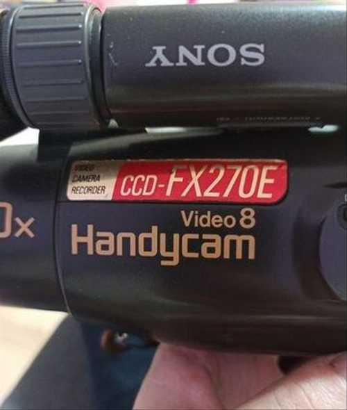 Видеокамера sony handycam video 8 ccd FX - 270E