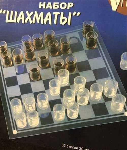 Подарочный набор стопок "Шахматы"
