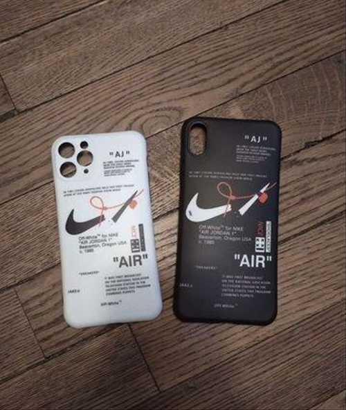 Чехол на iPhone Nike & Off White