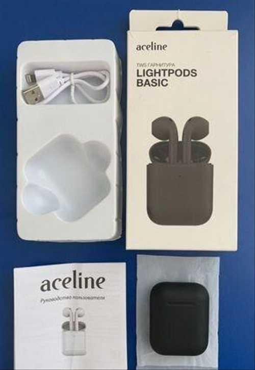TWS Беспроводные наушники Aceline Lightpods Basic