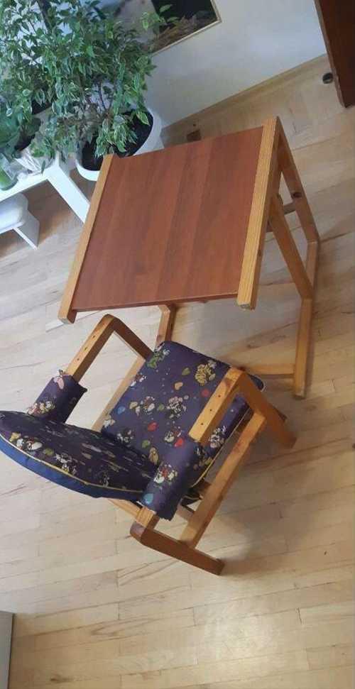Детский стульчик и столик
