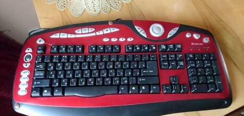 Клавиатура Defender S Zodiak KM-9010 Red USB