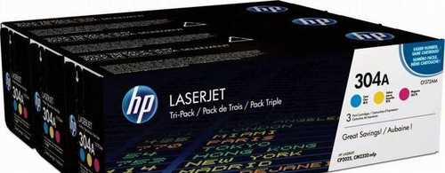 HP HP CF372AM 304A Комплект цветных картриджей