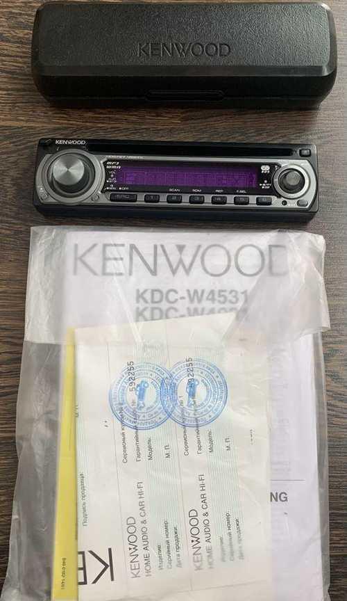 Панель от автомагнитолы Kenwood KDC-W4531
