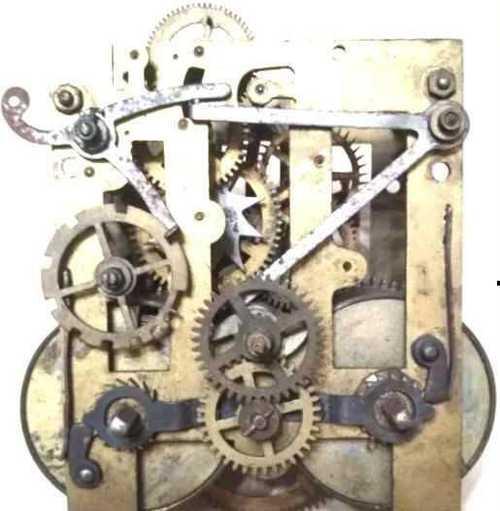 Чысы старинные настенные немецкие механизм 19 века