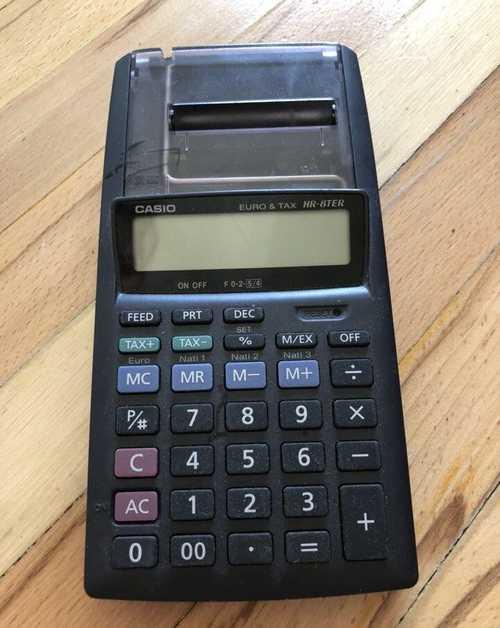 Калькулятор casio hr-8ter