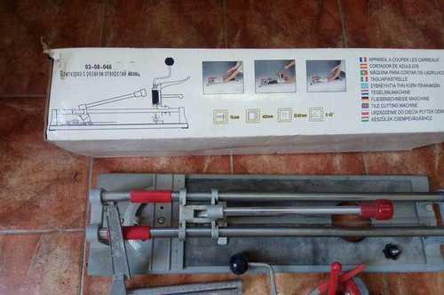 Плиткорез с резаком отверстий 460 мм