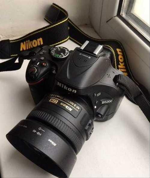 Nikon D5200 + объектив Nikkor Lens AF-S DX 35 mm f