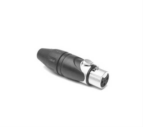 Разъем 3P XLR(f) кабельный Amphenol AX3F