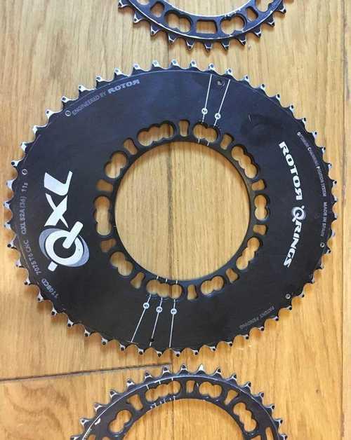 Rotor Q-Ring для 5-ти лапки. 52t Aero oval QXL. 11