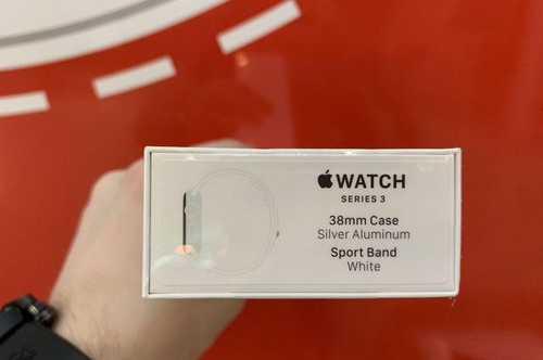 Apple Watch s3 38Mm Silver Новые