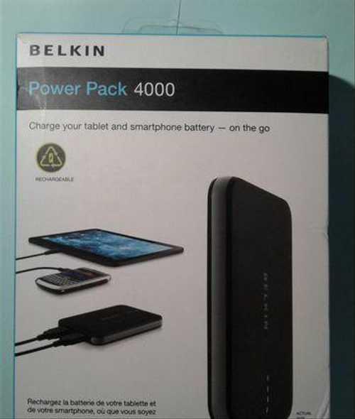 Аккумулятор Belkin Power Pack 4000