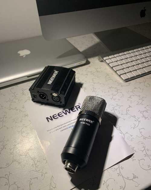 Студийный микрофон neewer nw-700 + фантомное