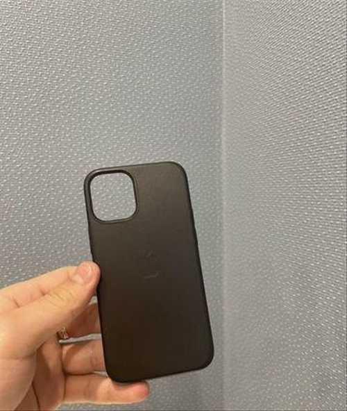 Оригинальный чехол iPhone 12 mini leather