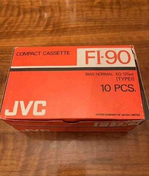 Аудио кассеты JVC (fi-90), Fuji dr-90 новые