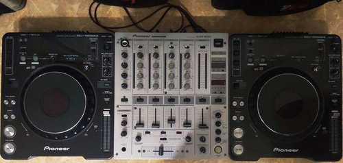 Dj комплект pioneer cdj-1000mk3 djm-600