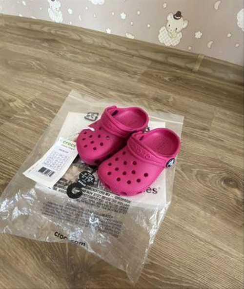 Новые Crocs сабо детские c5