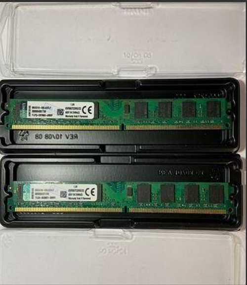 Оперативная память Kingston 2 гб DDR2 667 мгц dimm