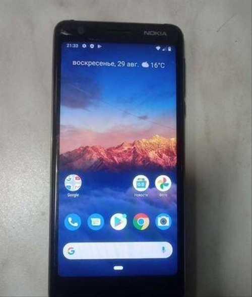 Смартфон Nokia 3.1 (TA-1060), Android 10, 4G, 16Gb