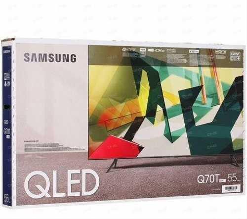Новый телевизор Samsung 55" QE55Q70tauxru qled 120