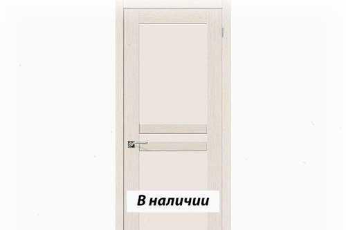 Межкомнатная дверь Шпон файн-лайн Белая 29