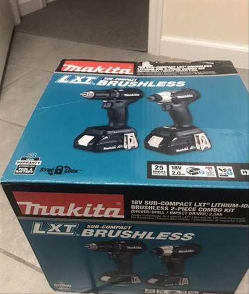 Шуруповерт и гайковерт (оба) Makita 18V Sub-compac