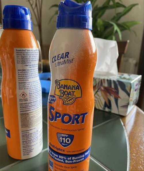 Солнцезащитный спрей Banana Boat spf110