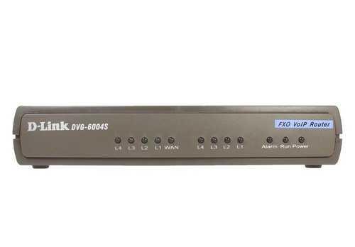 Голосовой VoIP шлюз D-link DVG-6004S 4 FXO порта
