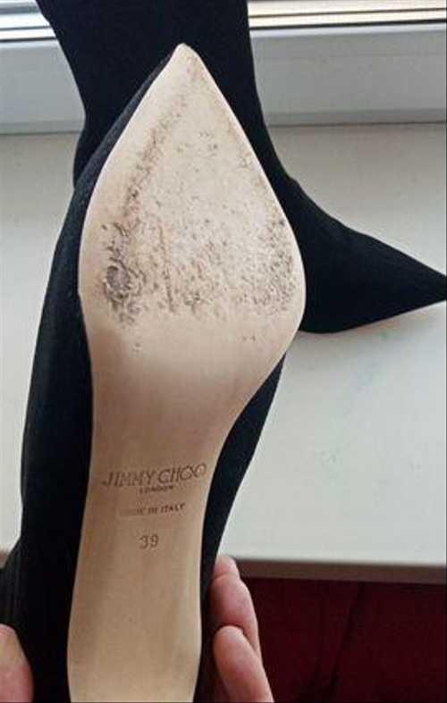 Сапоги натуральная замша lux