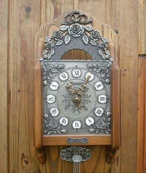 Yanox часы в деревянном корпусе с маятником качели