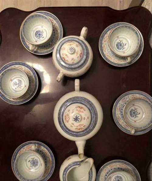 Чайный сервиз Рисовое зерно 70-х годов