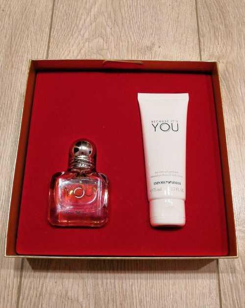 Парфюмерный набор Armani Because It's You