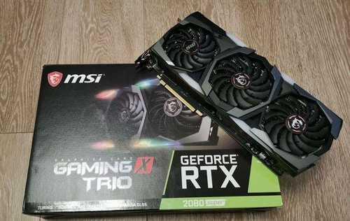 Видеокарта RTX2080 Super, MSi Gaming X Trio