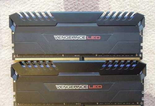 Corsair Vengeance LED \ DDR4 3000MHz \ 32GB \ Red