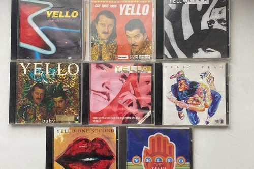 Yello диски CD 8 шт (альбомы с 83-94г)