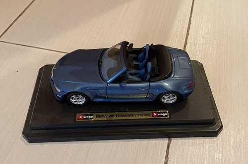 Модель Burago bmw m roadster 1/24