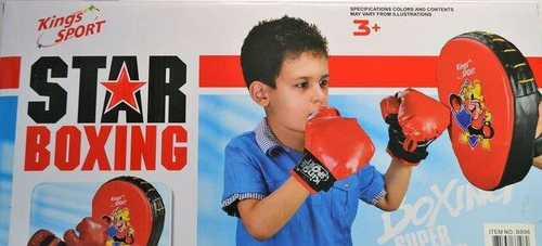 Набор боксерский детский (перчатки + лапа)