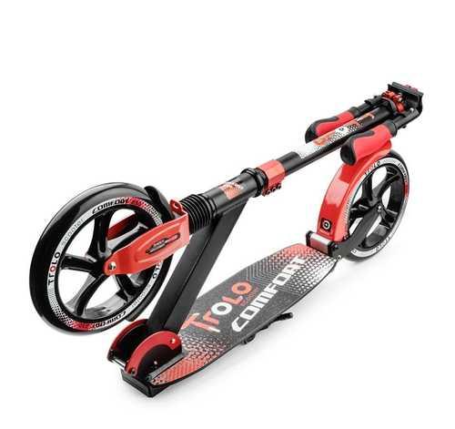 Самокат Trolo Comfort 2017 черно-красный городской