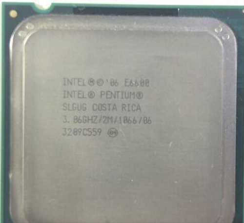 797 Процессор LGA775 Intel Pentium E6600 3.06GHZ/2
