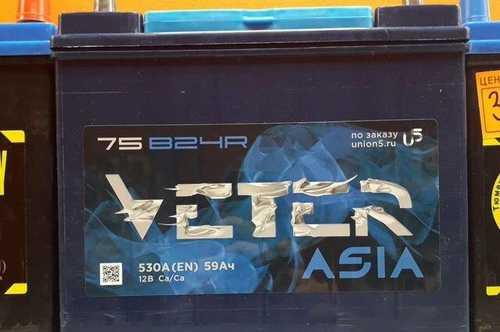 Аккумулятор veter Asia 59ah 530A (EN) прямая поляр
